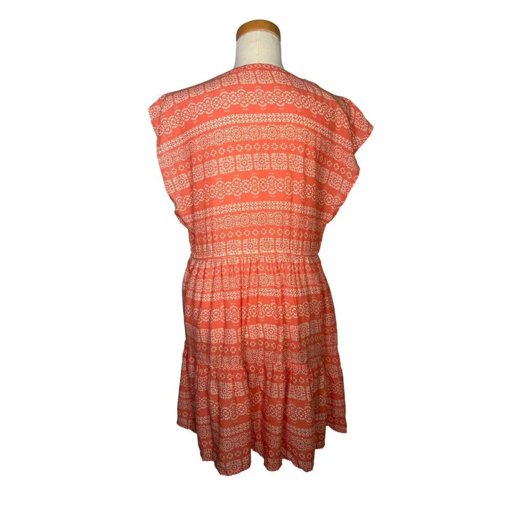 Robin Piccone | Swim | Robin Piccone Isla Print Coral Orange Rayon ...